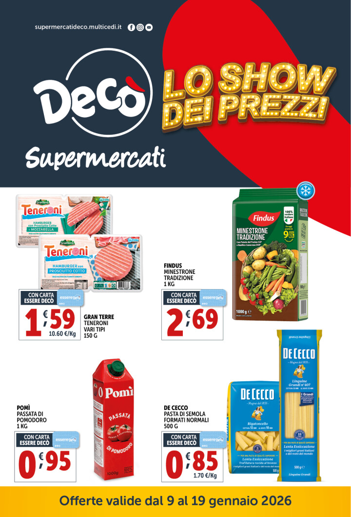 Deco Supermercati - Lo Show dei prezzi
