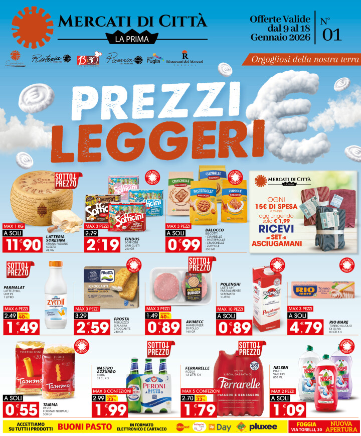 Mercati di città Supermercati - Prezzi leggeri